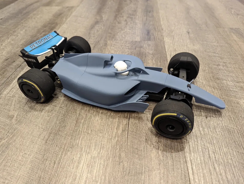 RC F1: HPD EVO Optional F1 2022 Body Wide Flat ESC Standard Orientation ...