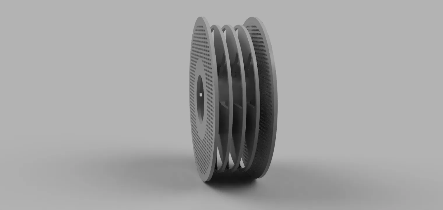 Bambulab Multi Filament Spool - 4 Filaments - Free 3D Print Model ...