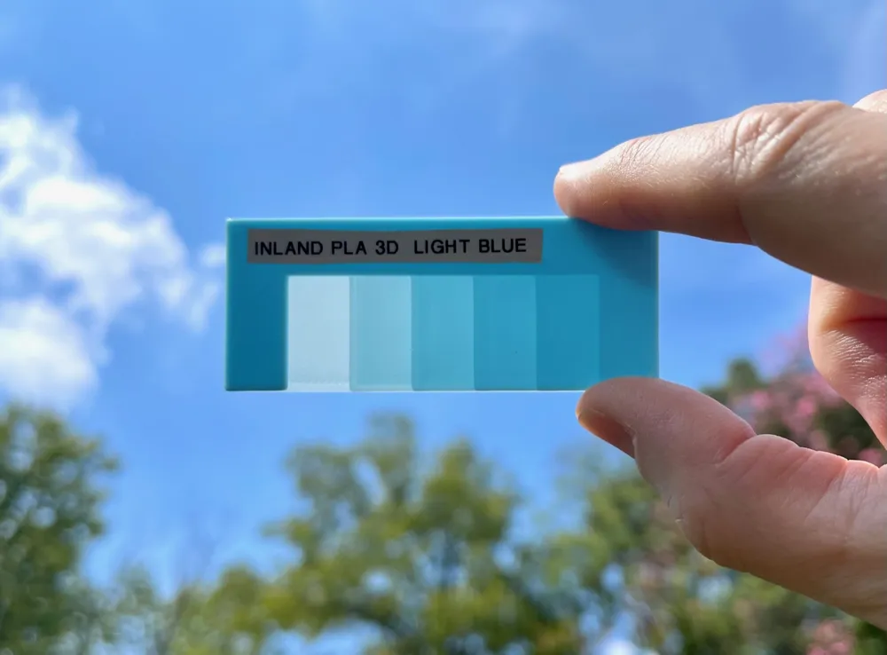 Filament Color and Transparency Swatch by Real3DPrints - MakerWorld