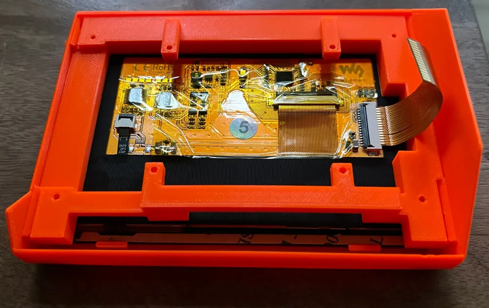 Original Prusa Enlosure - Raspberry Pi Mount with 5" Display for Dan ...