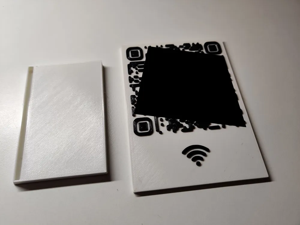 Guest WiFi-QR-Code Stand Remixed by michaelq - MakerWorld