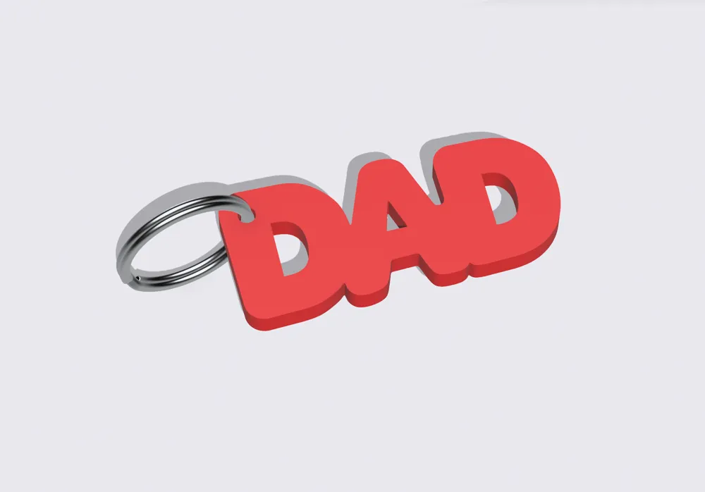 Dad keychain by PrintThatBoii - MakerWorld