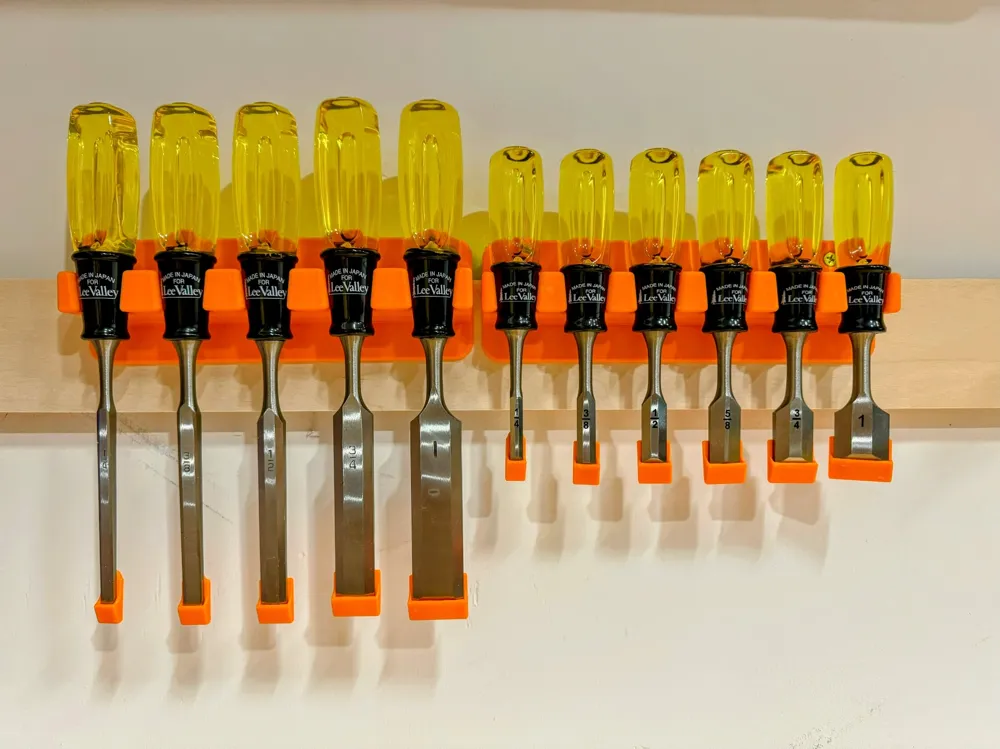 Chisel Wall Holders (5x and 6x) by siming_designs - MakerWorld