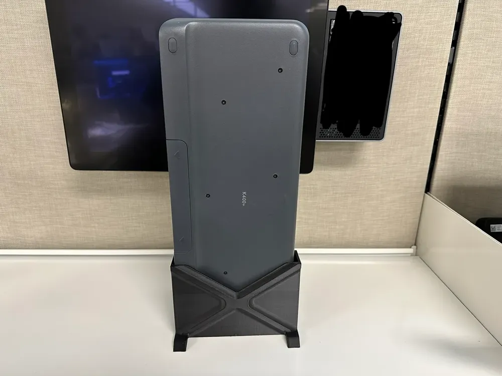 Keyboard holder dock stand for Logitech K400 / K400+ by GregBeal ...