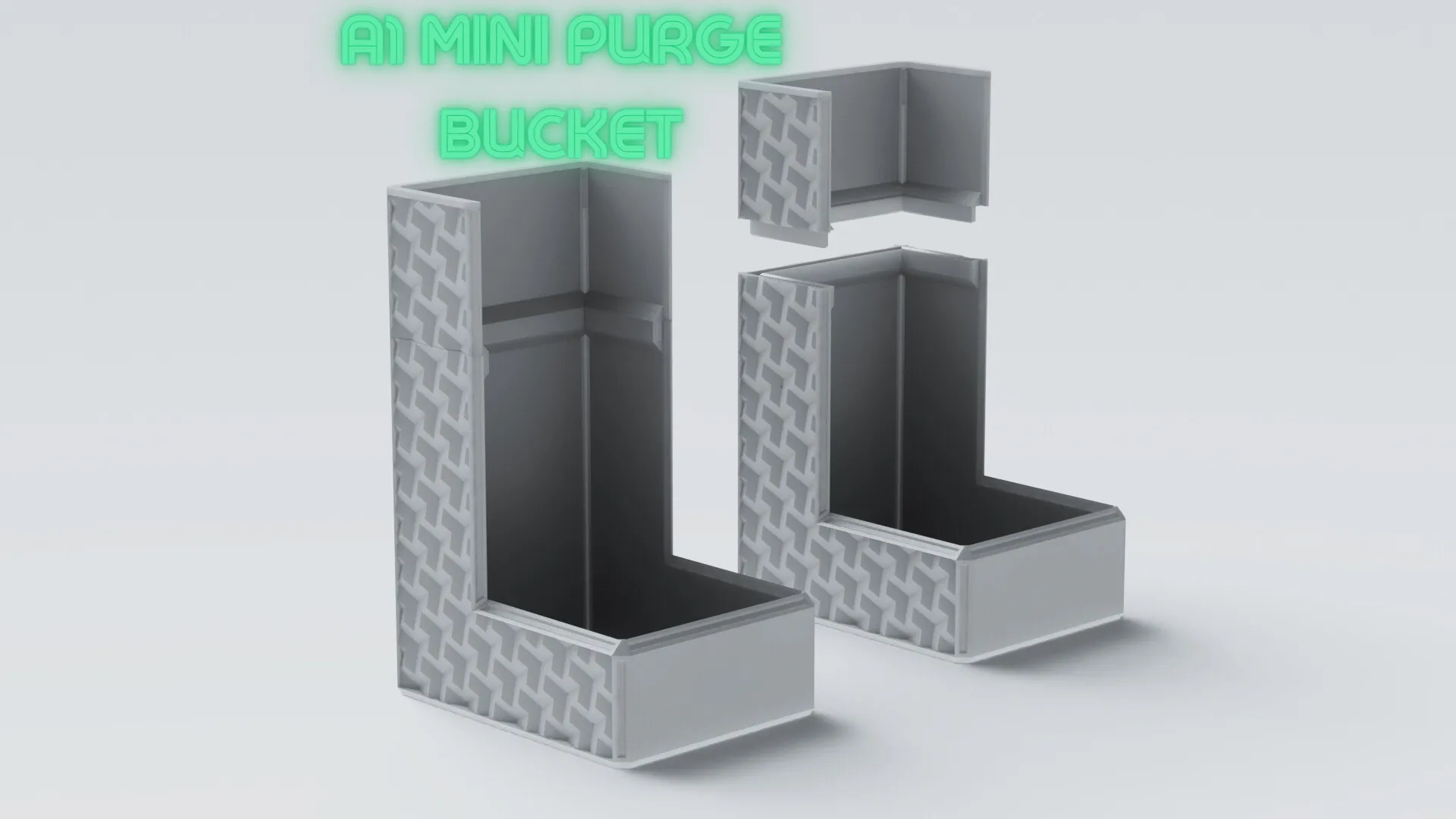 A1 Mini elegant Purge Bucket by Kardes.Design - MakerWorld