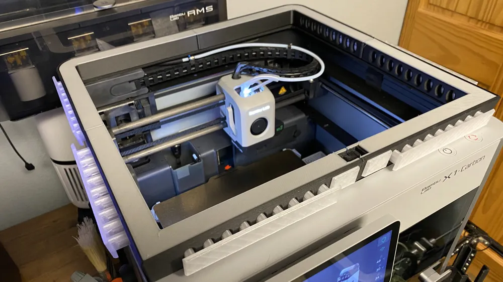 Bambu Lab X1-C P1P Vented Lid Riser by RockChewer MakerWorld: Download ...