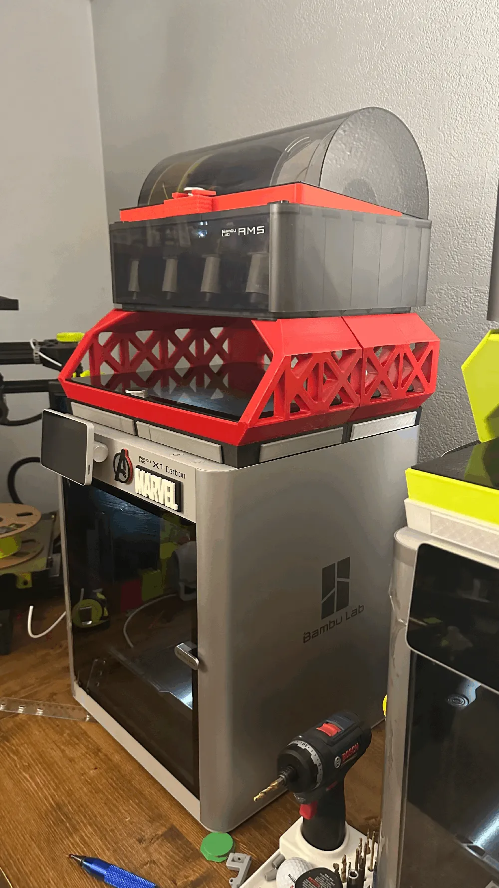 V2 Update Bambu Lab P1P X1-C Riser+AMS Stand - Community Build! by ...