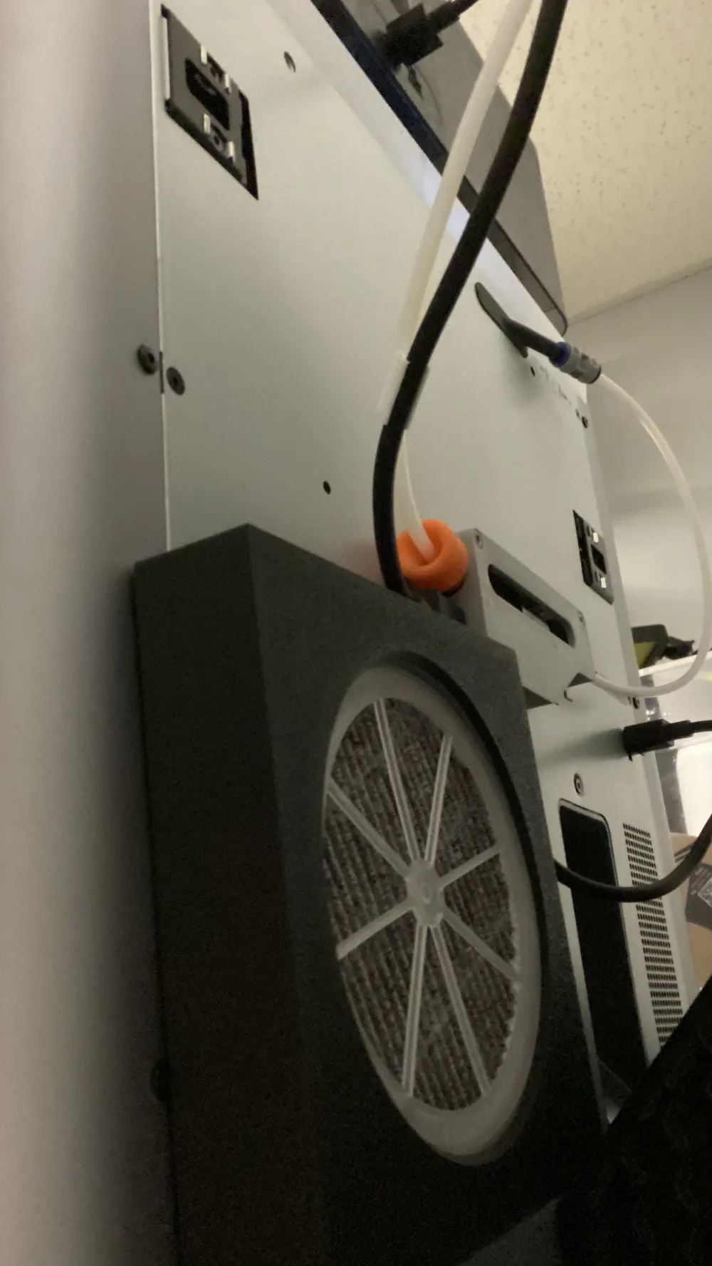 Bambu Lab X1 Chamber Fan GL2103 HEPA Filter Mount Remixed by RockChewer ...