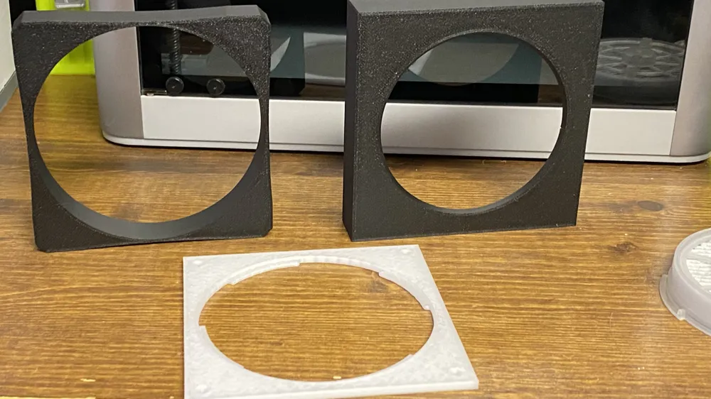 Bambu Lab X1 Chamber Fan GL2103 HEPA Filter Mount Remixed by RockChewer ...