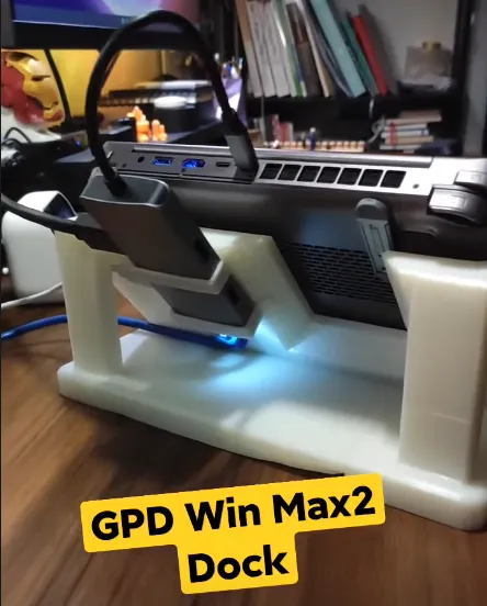 GPD Win Max 2 Dock - Free 3D Print Model - MakerWorld