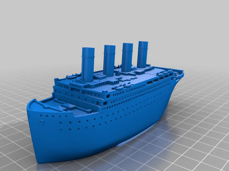 Small Compressed Titanic Bathtub fixed - Free 3D Print Model - MakerWorld