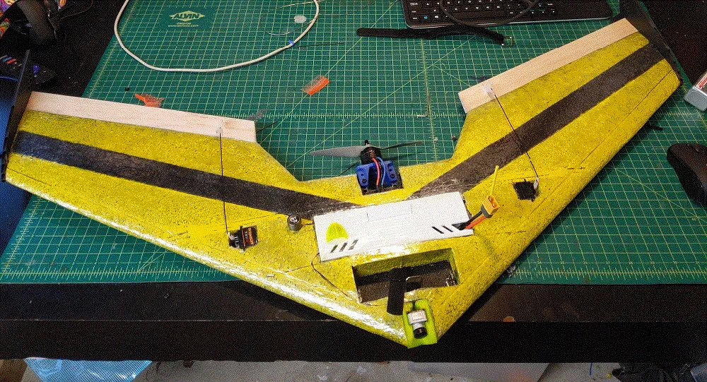 DJI FPV Wing Camera Mount Spec Wing Remixed by kvansandt - MakerWorld