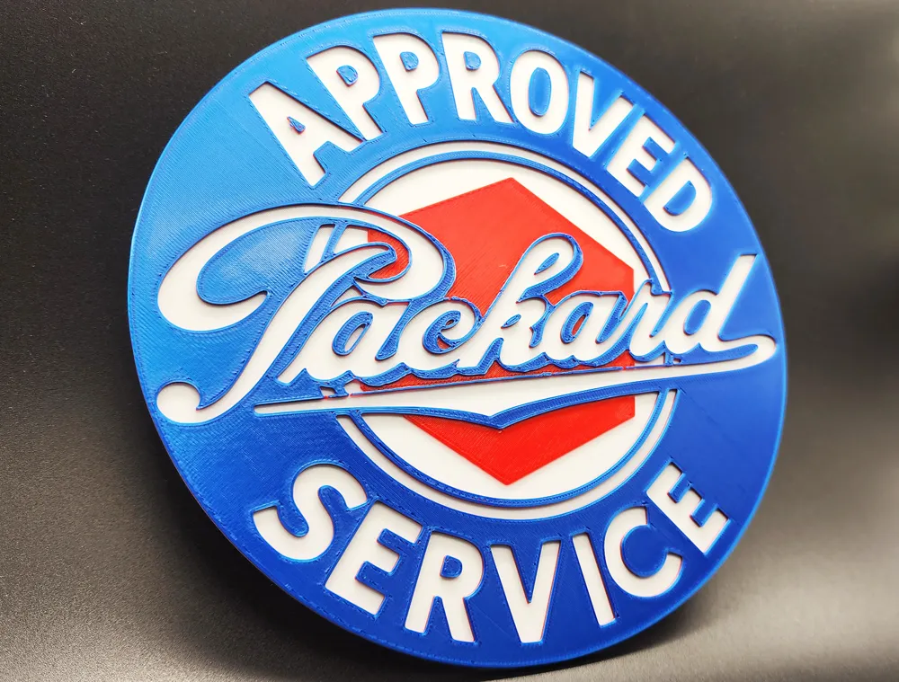 Vintage Packard Sign 3 Colors by TripleGWorkshop - MakerWorld