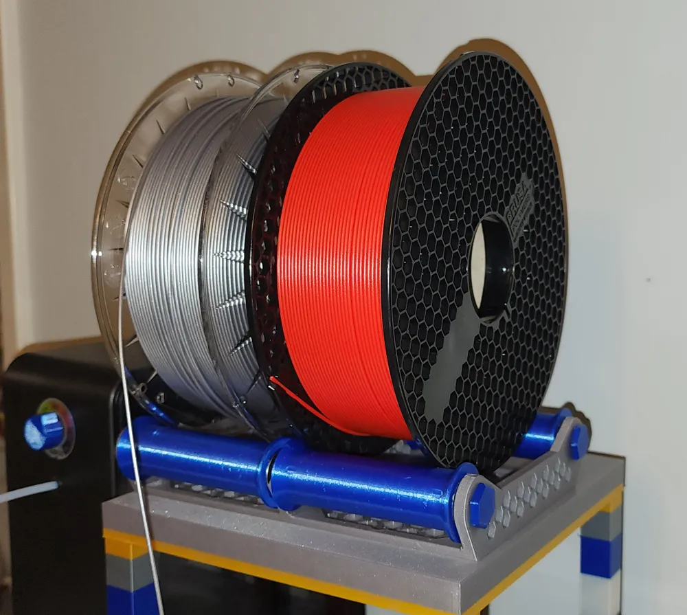 Independent double spool roller Remixed by TripleGWorkshop - MakerWorld