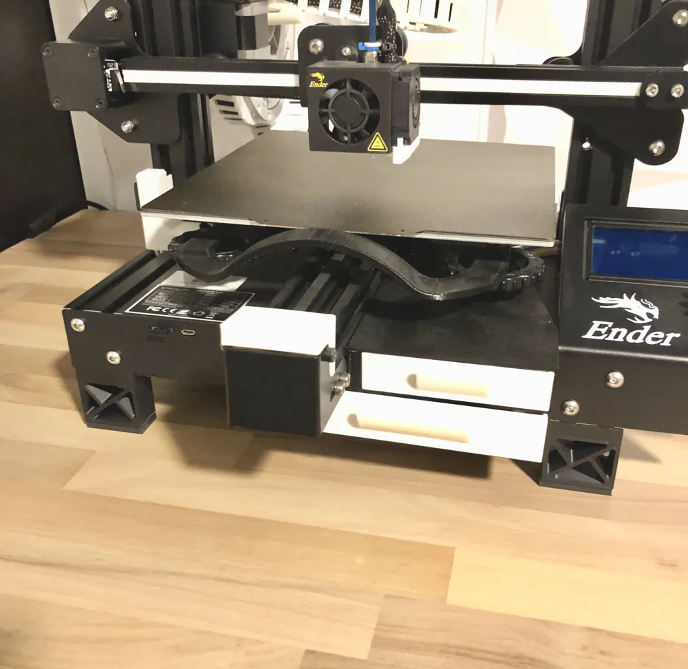 Visual Upgrade for Ender 3 Pro - Powersupply PSU Relocation Remixed by ...