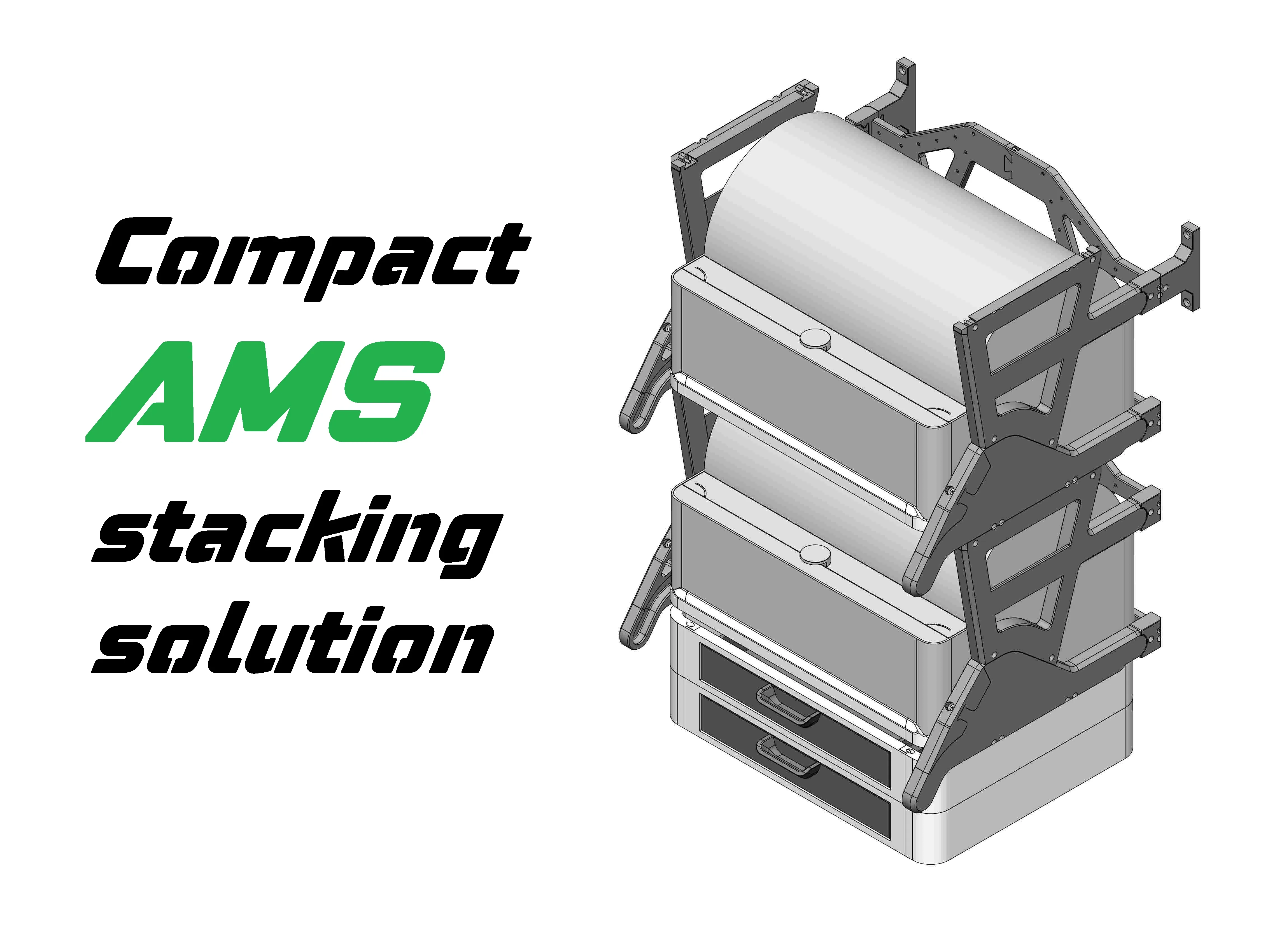 [BaBo duo] AMS riser module by Willi 3D MakerWorld: Download Free 3D Models