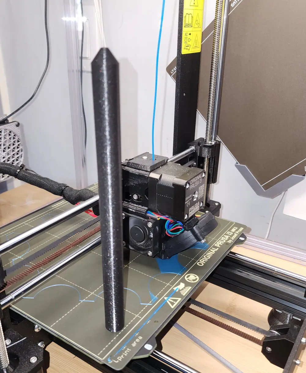 16mm telescoping rod - print in place self contained - Free 3D Print ...