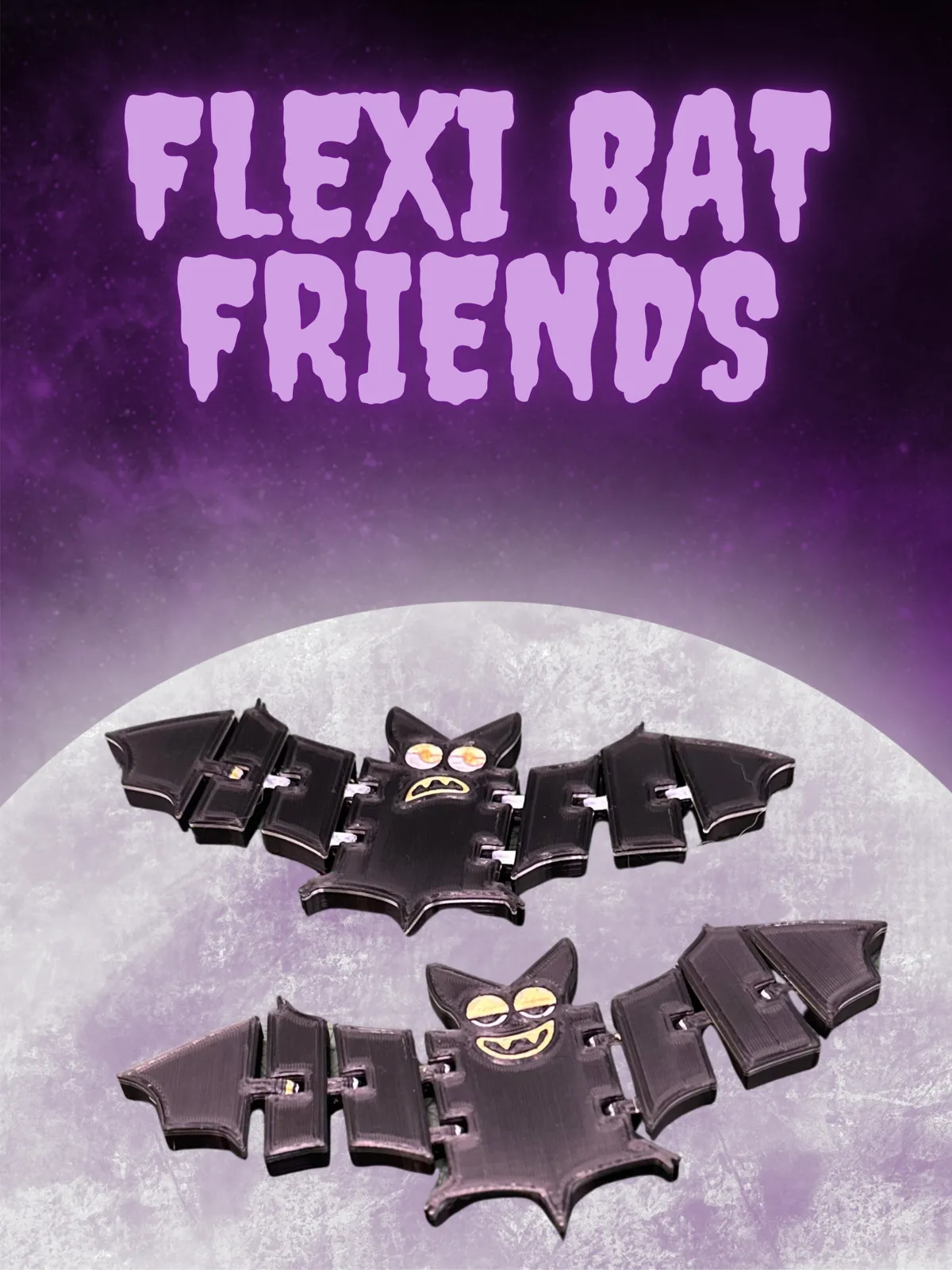 Flexi Bat Friends - Free 3D Print Model - MakerWorld
