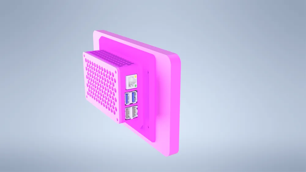 Raspberry Pi 4B 7 Inch Touch Screen Enclosure by MechAustin - MakerWorld