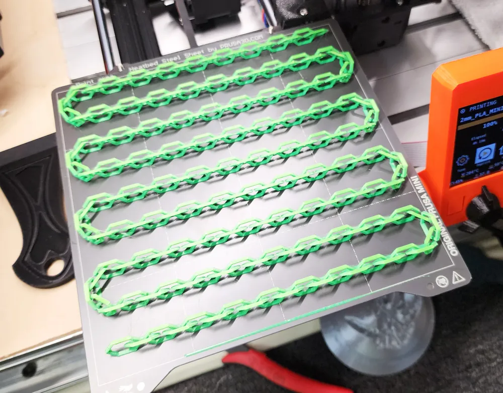 236cm/7'9" Long Hex Chain for MINI - Print in place by Triple G Workshop - MakerWorld