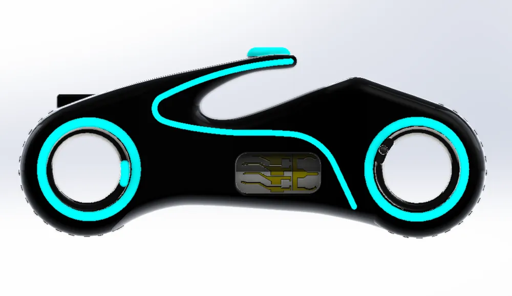 Tron Bike - Free 3D Print Model - MakerWorld