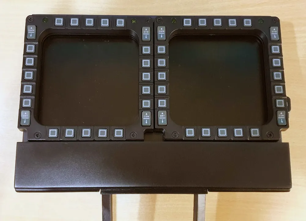 Thrustmaster MFD Cougar Screen & Table Mount - Free 3D Print Model ...