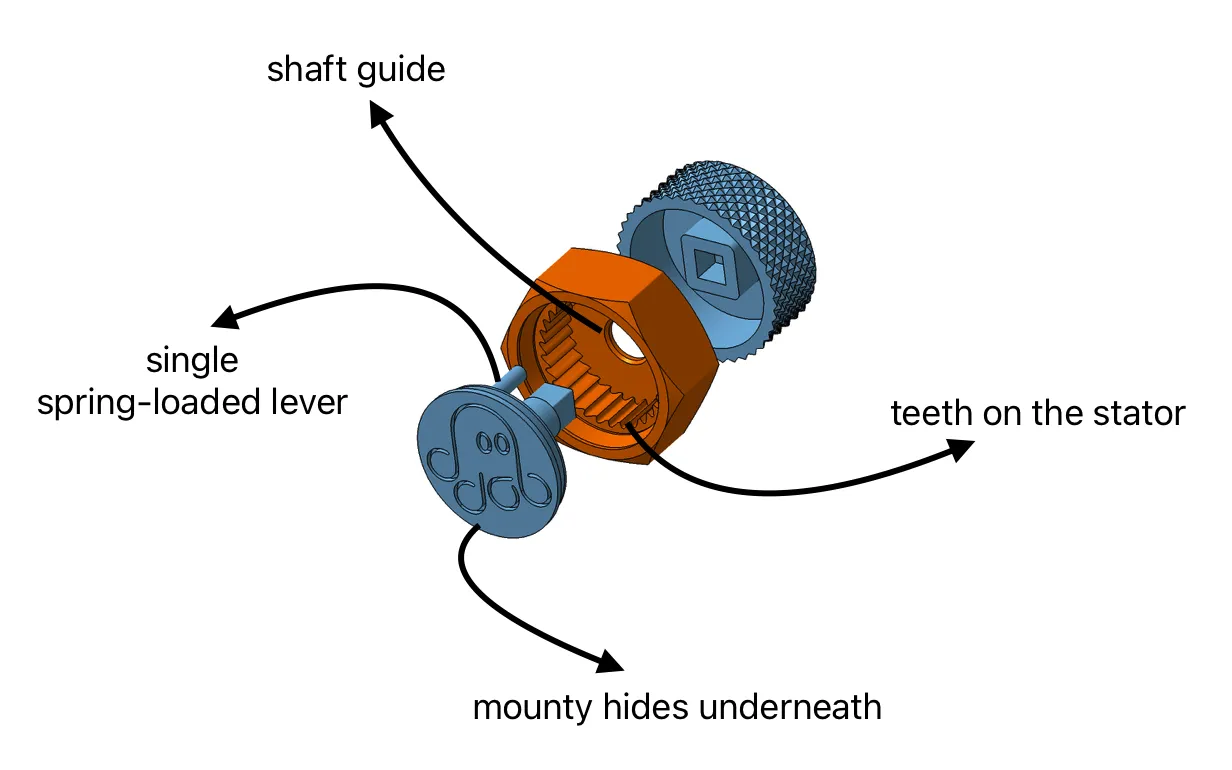 Ratchet Fidget by mounty - MakerWorld