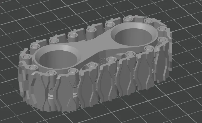 Finger Treads Fidget Track - Print In Place - Free 3D Print Model ...