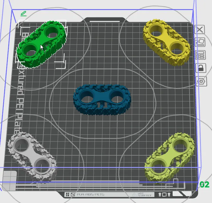 Finger Treads Fidget Track - Print In Place - Free 3D Print Model ...