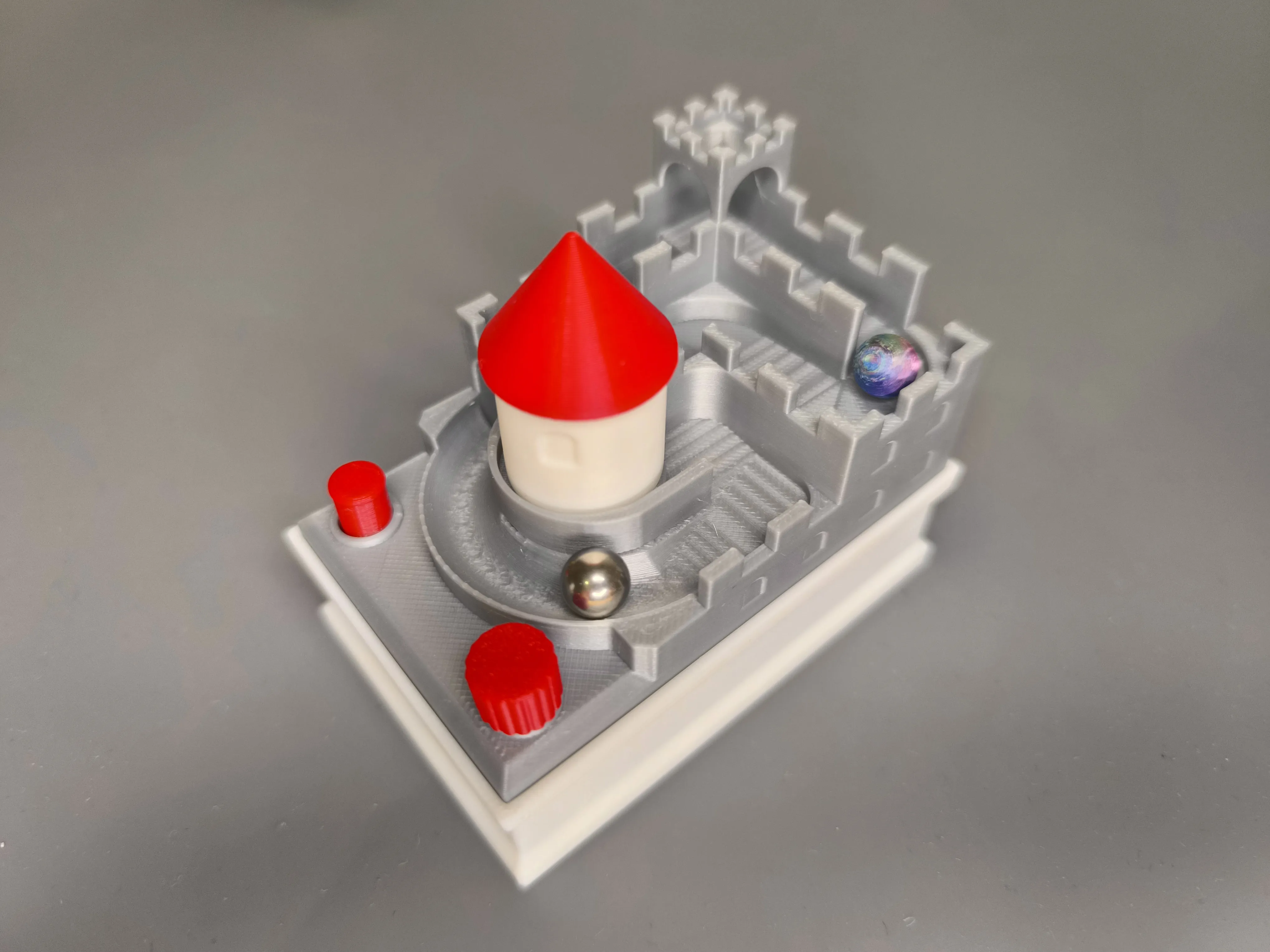 Marble Castle - Desk Fidget Toy 来自 BamBam Design MakerWorld：免费下载 3D 模型