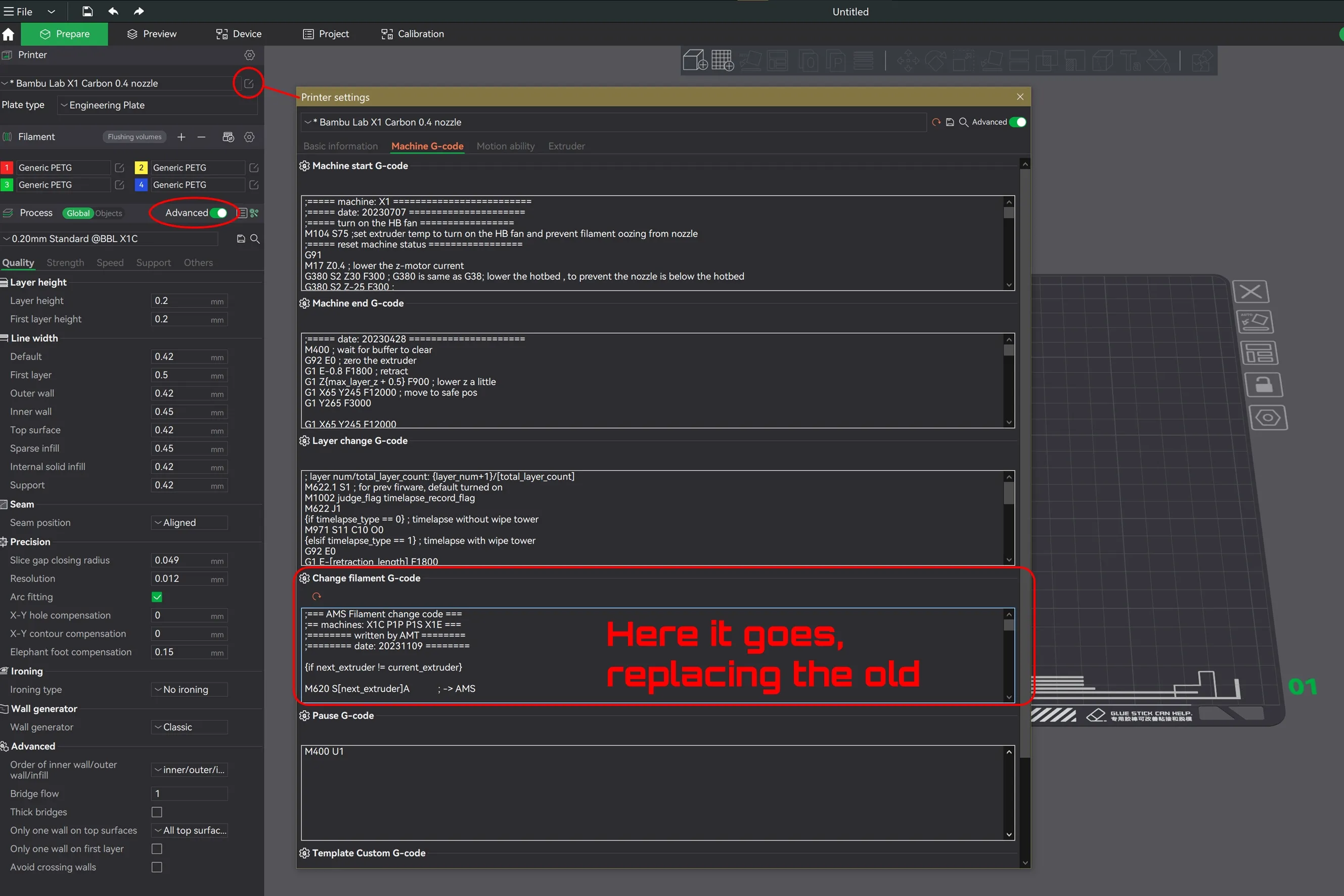 Flushing Volumes Calibration - V2 and new Gcode by AMTprojects ...