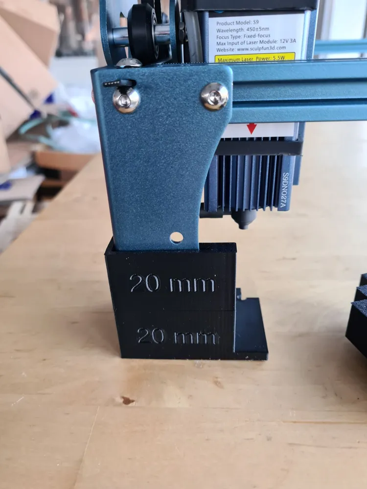 Sculpfun S9 Laser feet and height extender by Kinetik - MakerWorld