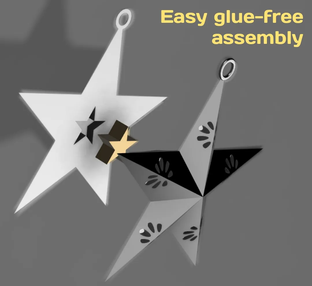 Christmas Tree Star Pack - Free 3D Print Model - MakerWorld