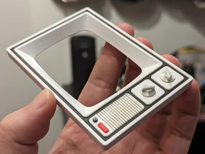 Retro TV Magnet Frame by kriswillcode - MakerWorld