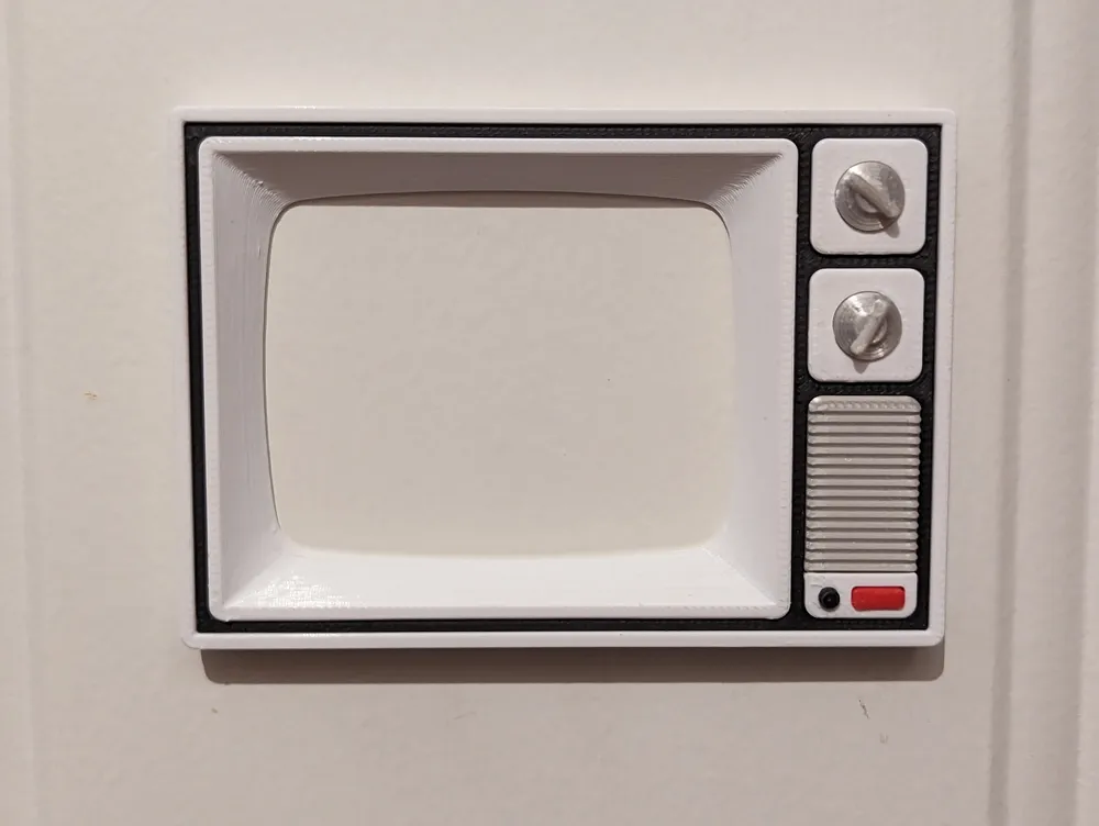 Retro TV Magnet Frame by kriswillcode - MakerWorld