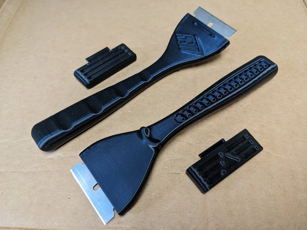 Single Edge Razor Blade Scraper Handle with Cap/Cover by eclien ...