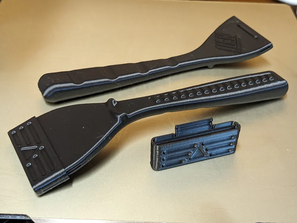 Single Edge Razor Blade Scraper Handle with Cap/Cover by eclien ...