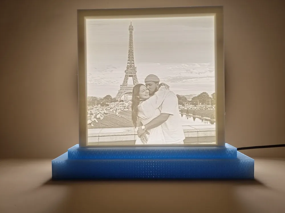 Lithophane stand - Free 3D Print Model - MakerWorld