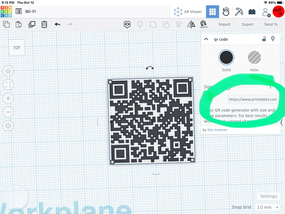 Customizable Wi-Fi QR code by Precision 3-D MakerWorld: Download Free ...