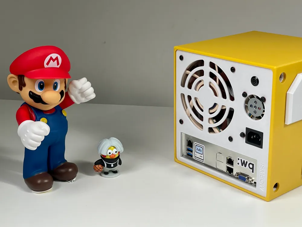 马里奥问号NAS机箱｜Mario pc case｜Nas PC case 来自 是喵ismeow MakerWorld：免费下载 3D 模型