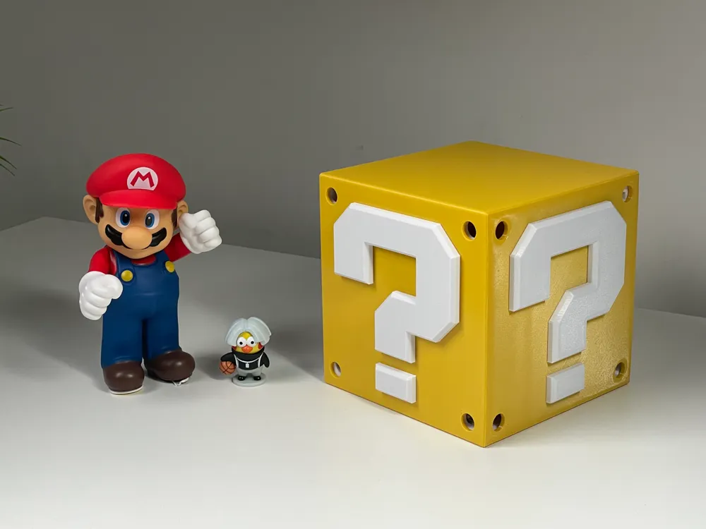 马里奥问号NAS机箱｜Mario pc case｜Nas PC case 来自 是喵ismeow MakerWorld：免费下载 3D 模型