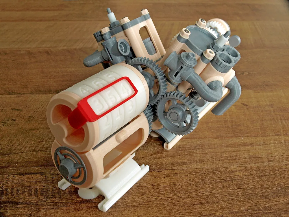 2 and 3 Digit Mechanical Counter Remixed by Bootjevaarder MakerWorld ...