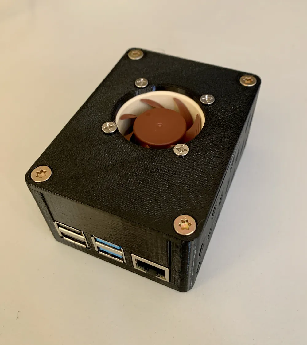 Raspberry Pi 4 Fan-Case by Henne the Harlekin - MakerWorld