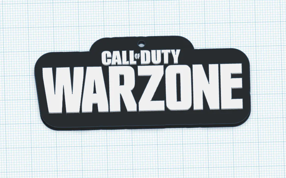 COD Warzone Keychain Logo by OrangeSs - MakerWorld