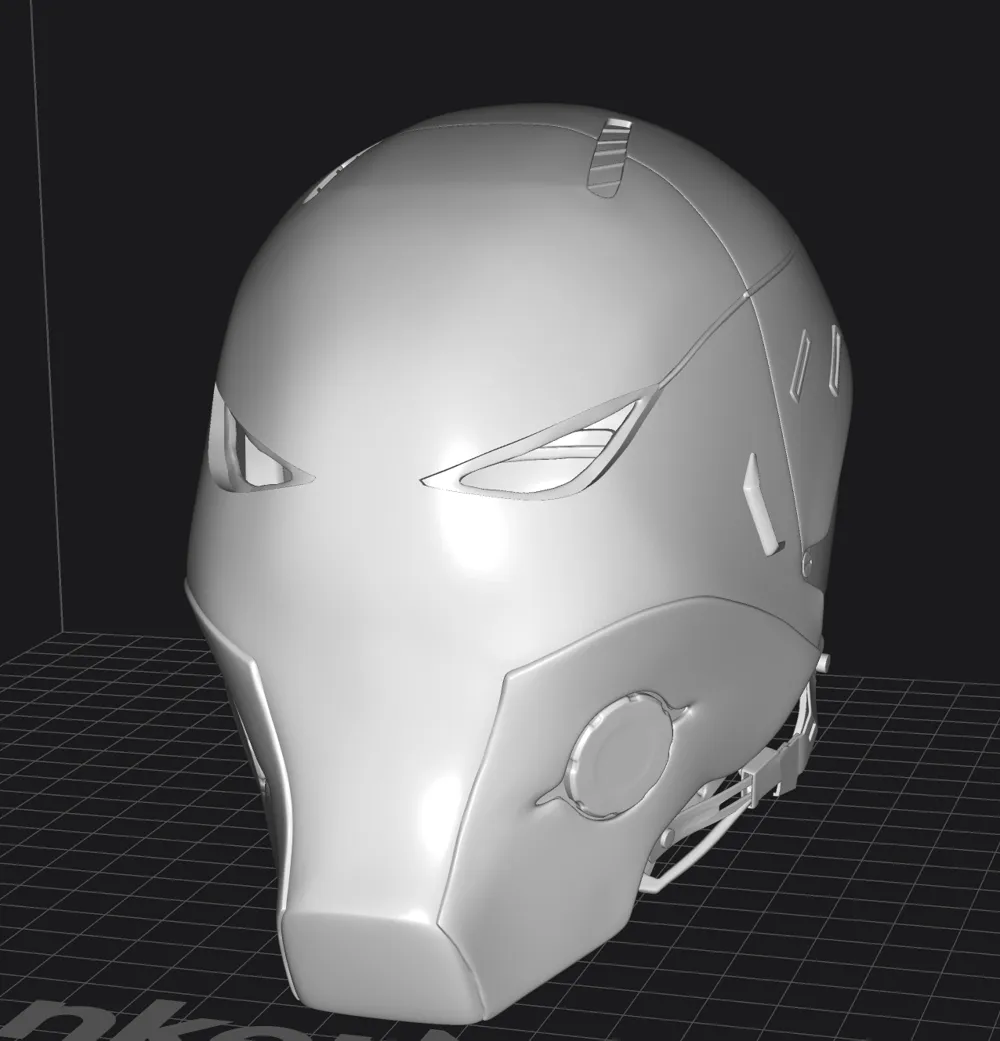 Red Hood Arkham Knight Helmet by Bronnen - MakerWorld