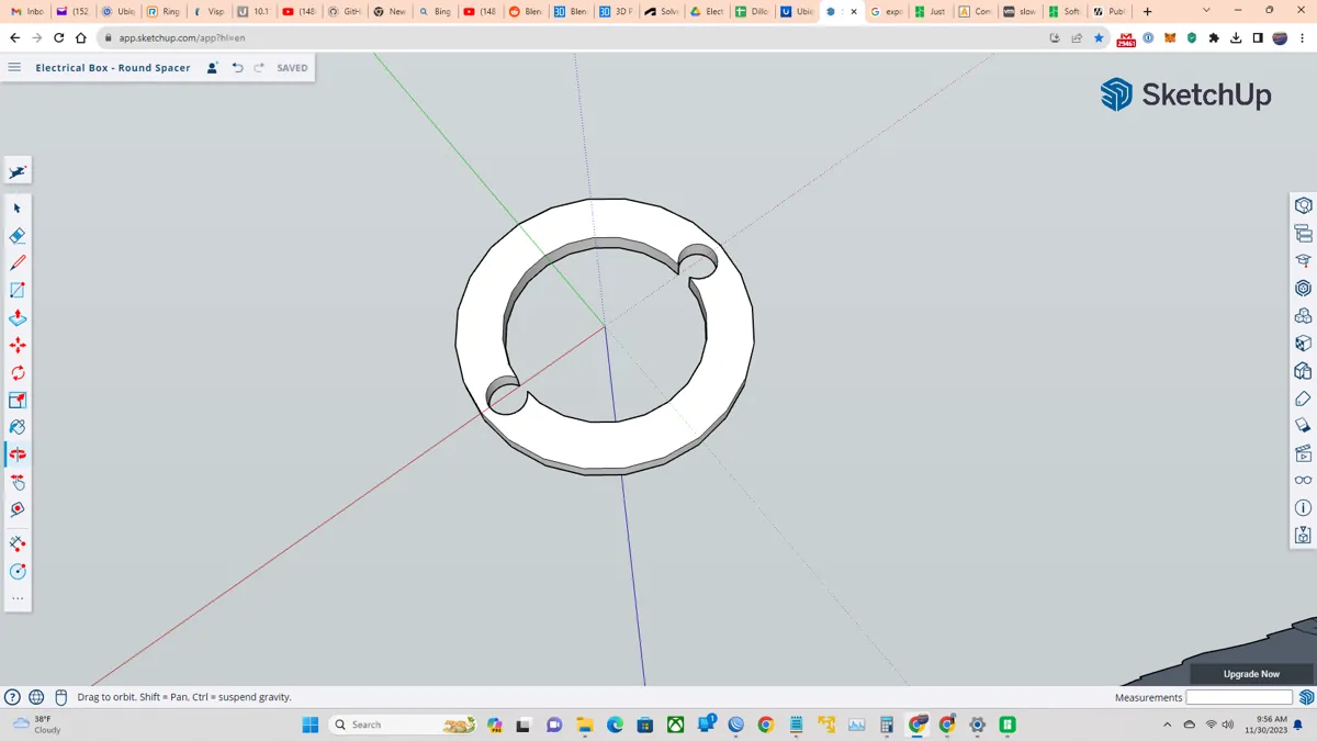 Electrical Box - Round Spacer - Free 3D Print Model - MakerWorld