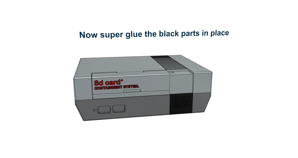 Nintendo NES SD Card Holder by Micro Center- Inland Filament - MakerWorld