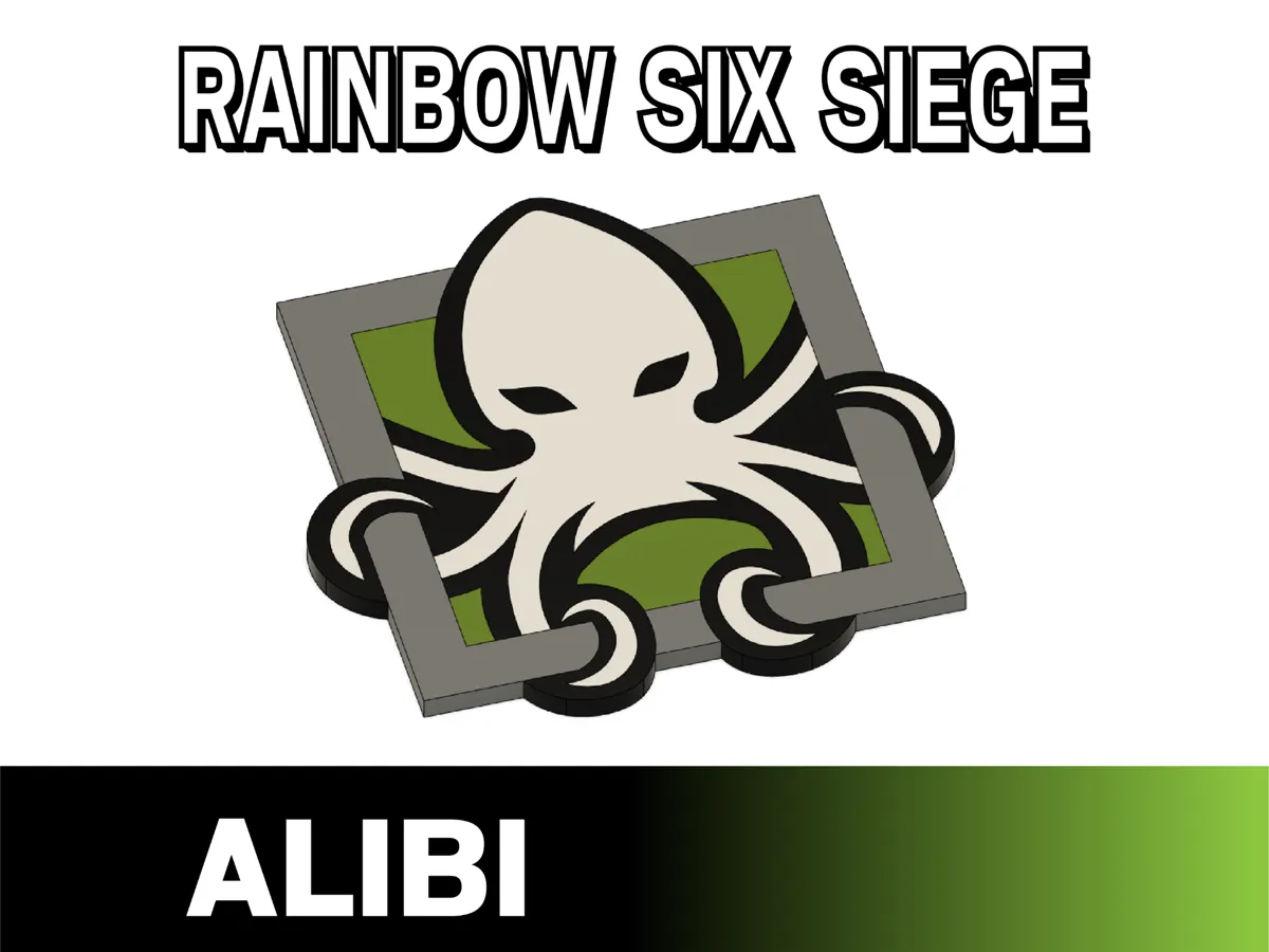 Alibi - R6 Logo por Creativity Lab MakerWorld: Descarga Modelos 3D ...