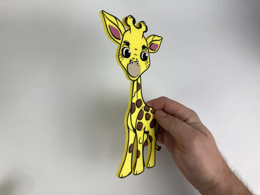 2D art - Giraffe by 3DNestCZ - MakerWorld