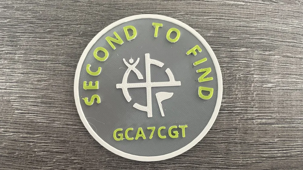 Geocaching coin by Ondra Hladík - MakerWorld